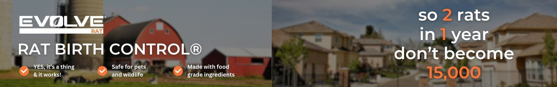 Evolve™ Rat Birth Control | Buy Evolve Rat Soft Bait - SenesTech