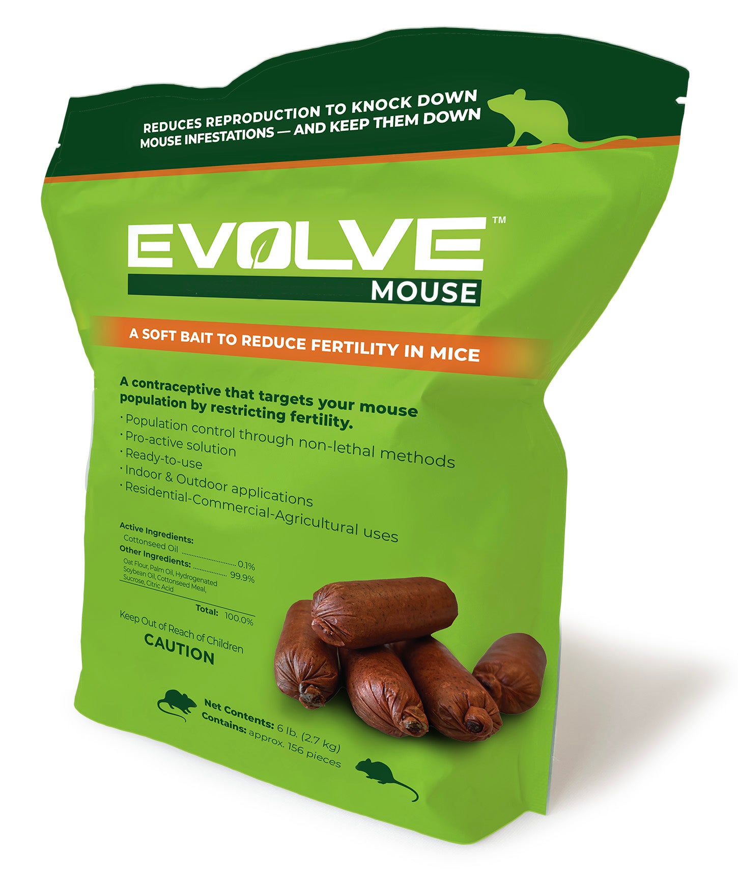 Evolve™ Mouse Birth Control | Buy Evolve Mouse Soft Bait - SenesTech