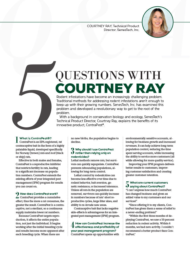 ContraPest Liquid | Order ContraPest Rat Birth Control - SenesTech